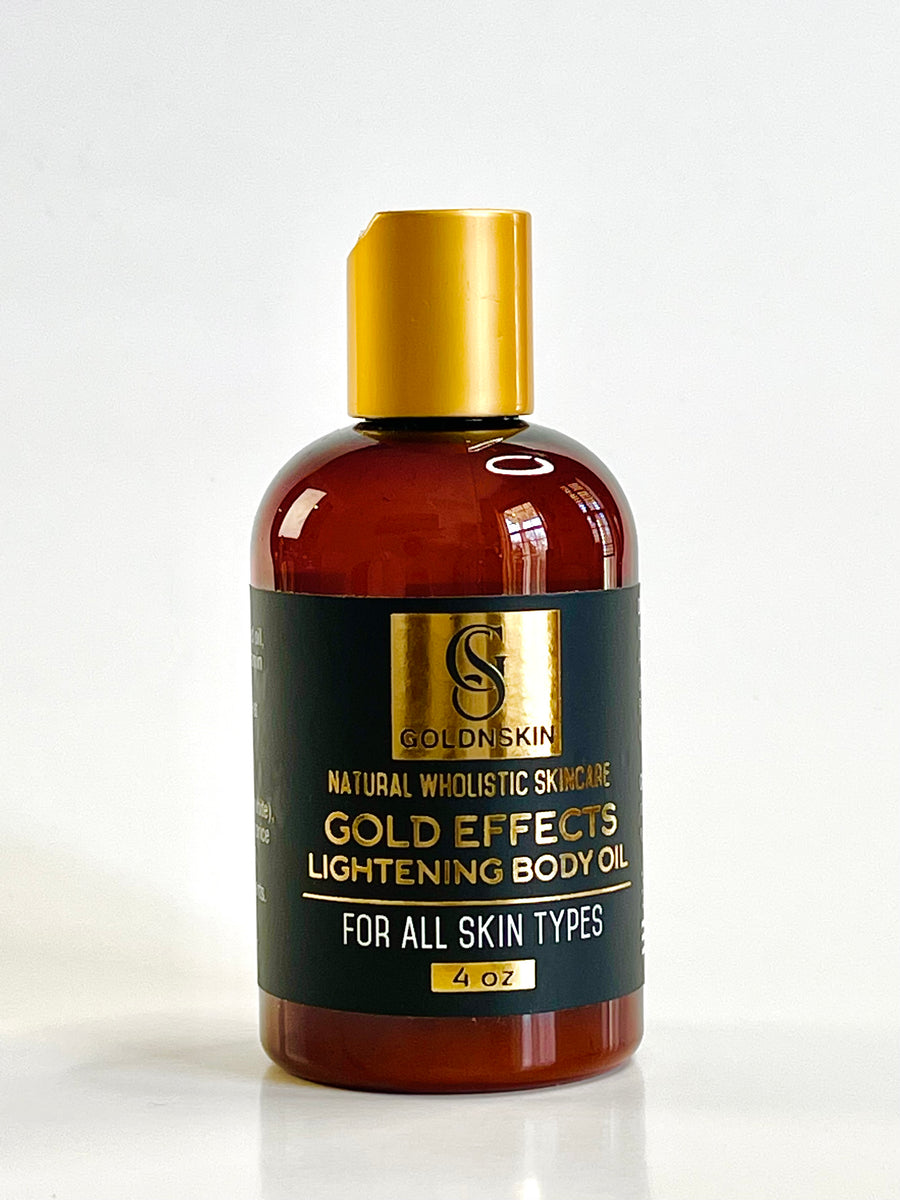 Gold effects Lightening Body Oil | Skin Brightening Oil | GoldnSkin